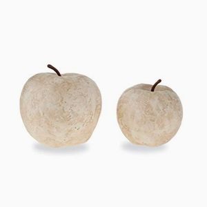 Mud Pie | Accents | Mud Pie Large Paper Mache Apple In Natural White Nwt | Poshmark